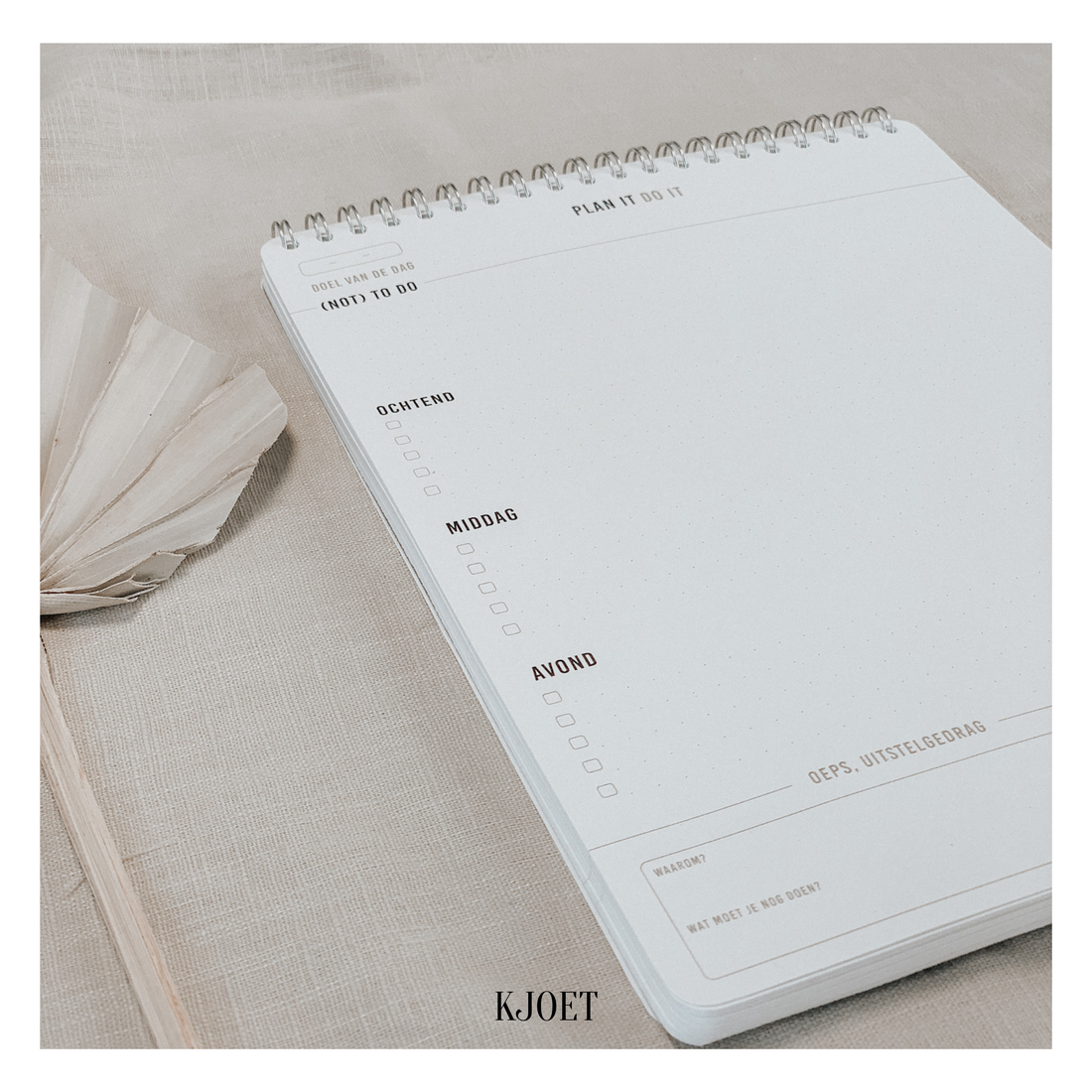 de perfecte planner – Kjoetcards