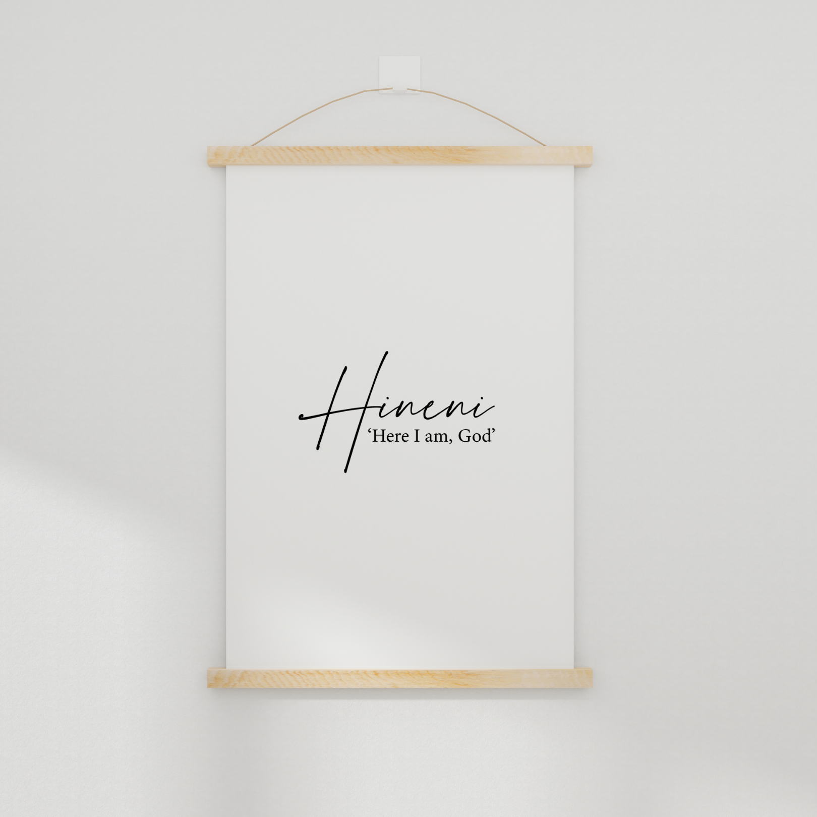 Poster | Hineni – Kjoetcards